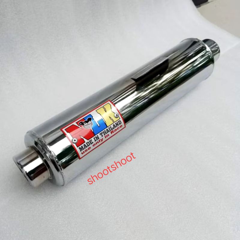 NLK Standard Exhaust Muffler for Raider 150 carb / Raider 150 fi ...