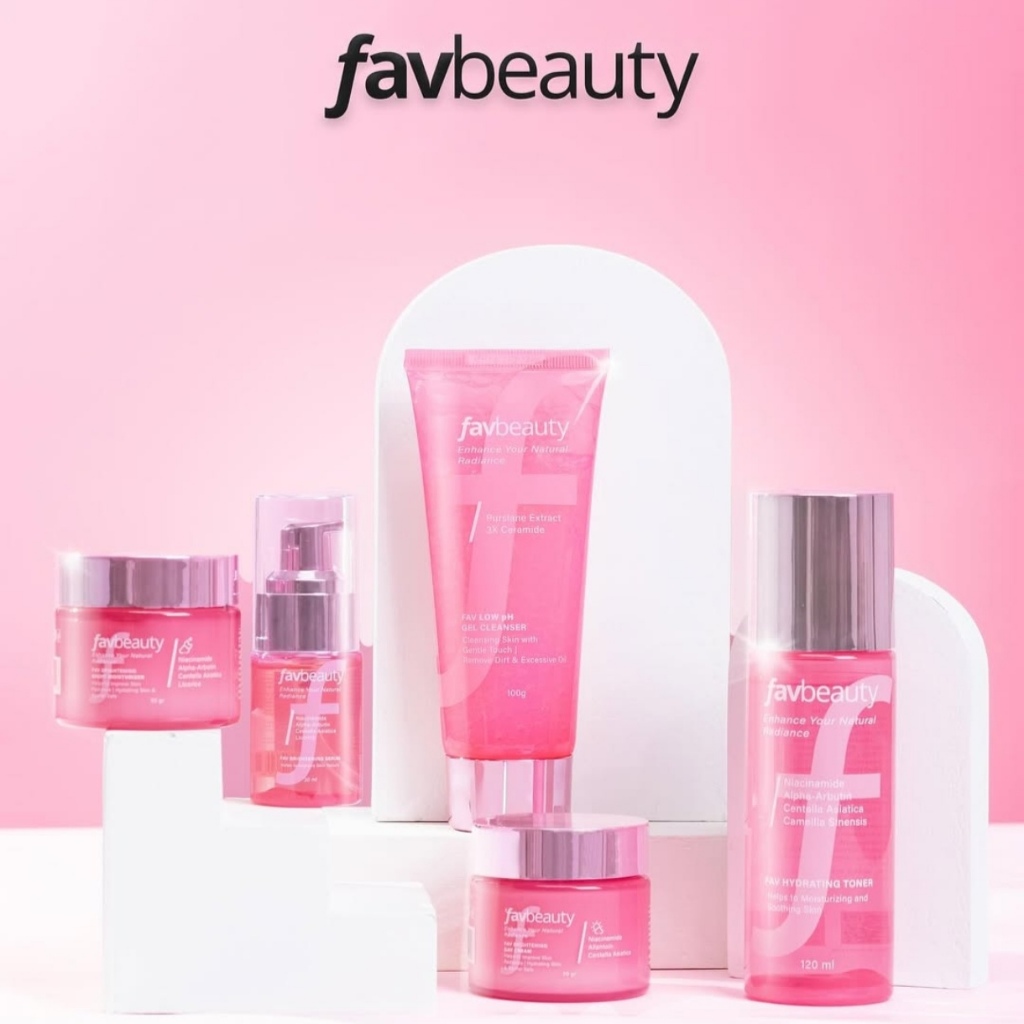 MEMEF FAV BEAUTY Brightening Series New Look | Day Night Serum Cleanser ...