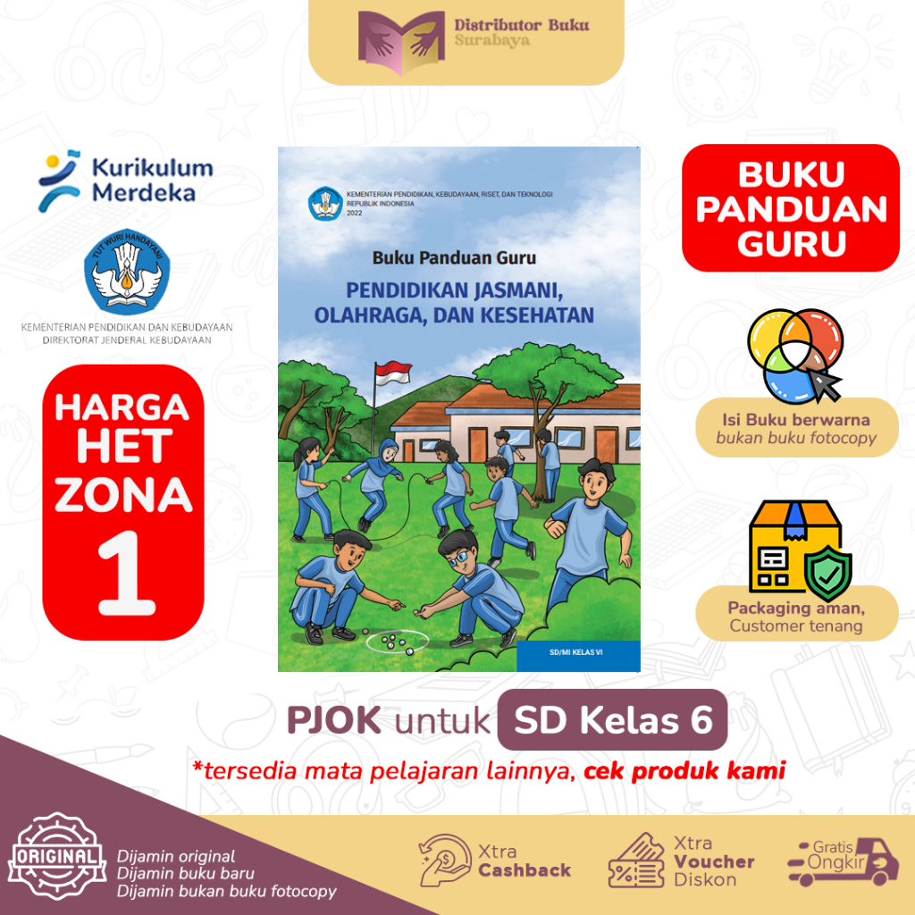 PJOK Athletic Teacher's Guidebook Class 6 SD - Merdeka Curriculum ...