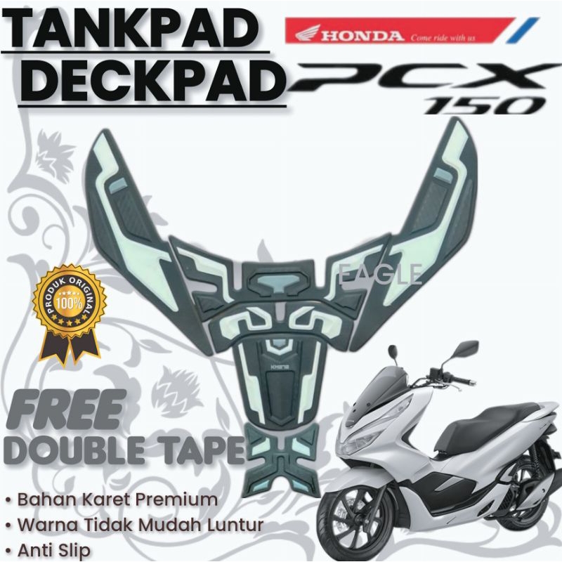 Pcx 150 Tankpad Full Rubber / Pcx 150 Deckpad | Shopee Malaysia