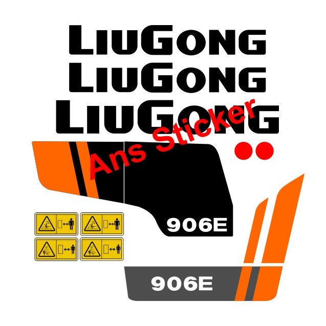 Liugong 906E Heavy Equipment Cutting Sticker Excavator Sticker | Shopee ...