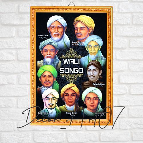 PHOTO POSTER + WALI SONGO FRAME / WALI SONGO POSTER / NAHDLATUL ULAMA ...