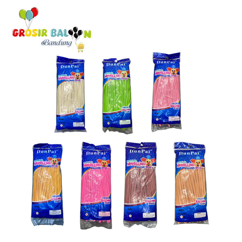 Dunpai Doff Worm Twist Balloon Nipple Balloons 1 pack contains 100 pcs ...