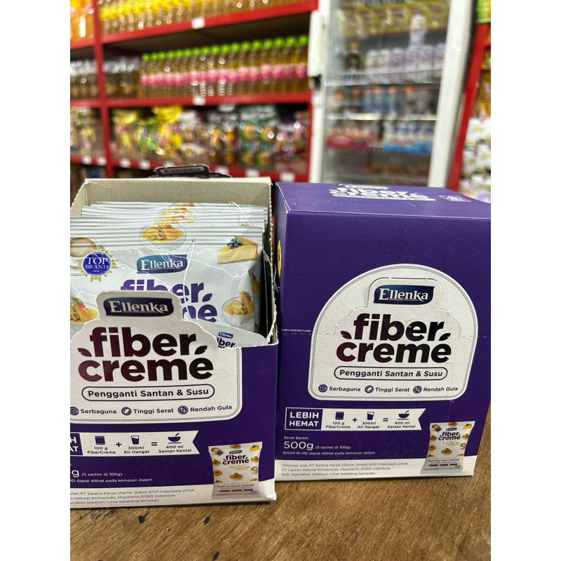 Ellenka Fiber Creme 100 GR per Pack contains 5 pcs | Shopee Malaysia