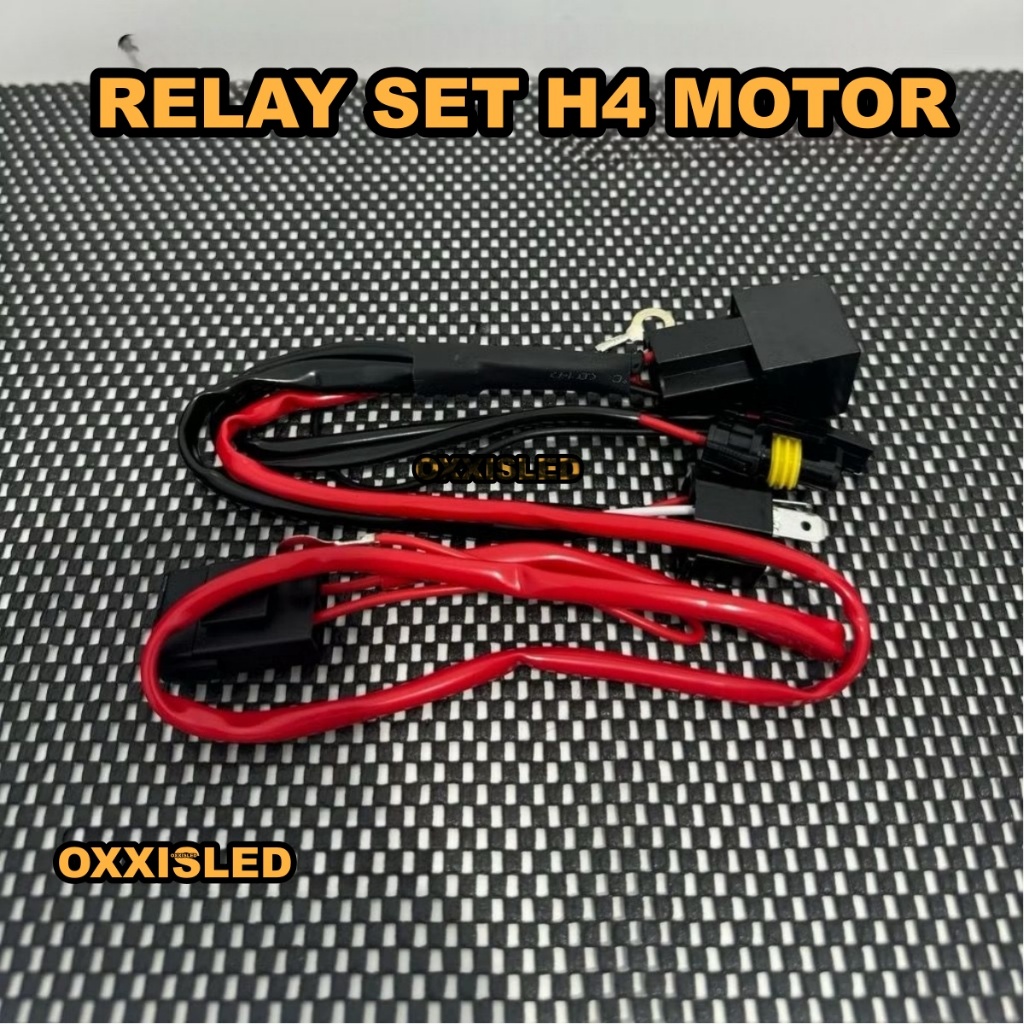 ORIGINAL RELAY CABLE SET H4 SUPER HID BILED PROJIE LED MOTORCYCLE CAR ...