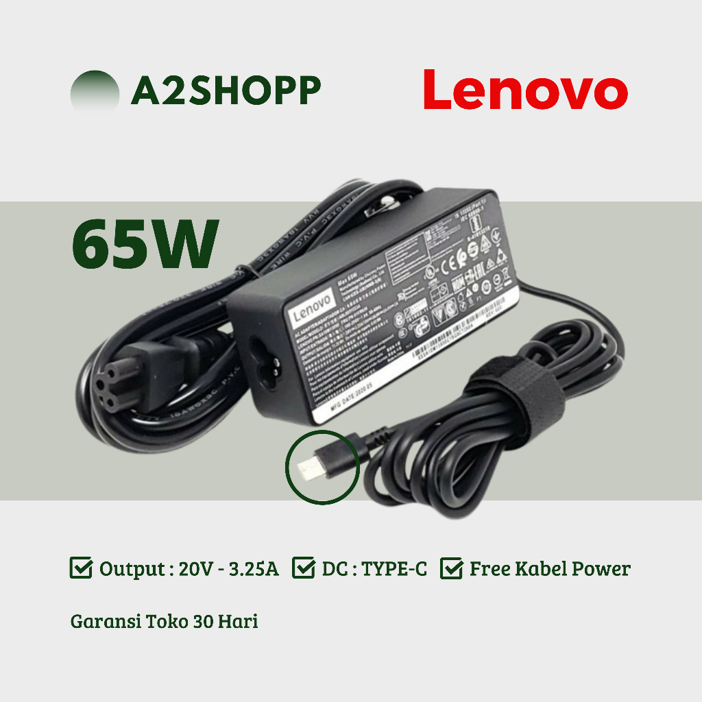 Lenovo ThinkPad X1 Yoga X1 Carbon Charger Adapter Gen 5 Gen 6 Gen 7 20V ...