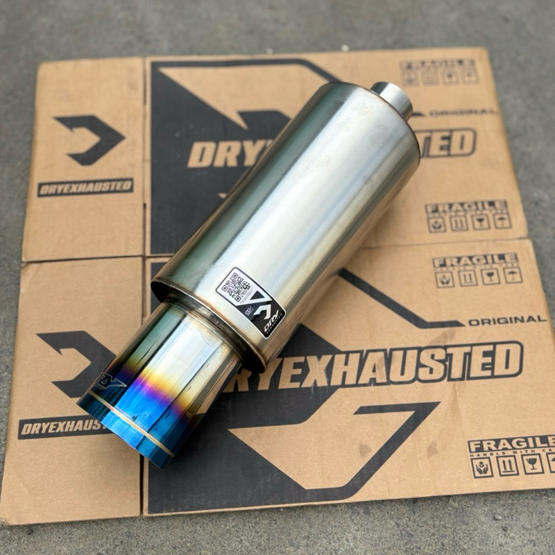 DRY Exhausted Pro Drag Blue Car Racing Exhaust | Shopee Malaysia