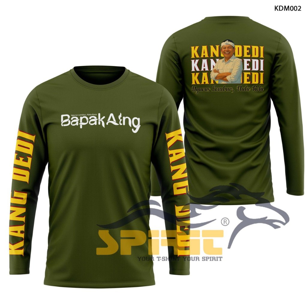 Kang Dedi Mulyadi Mr. Aing's Shirt Long Sleeve KDM Governor West Java T ...