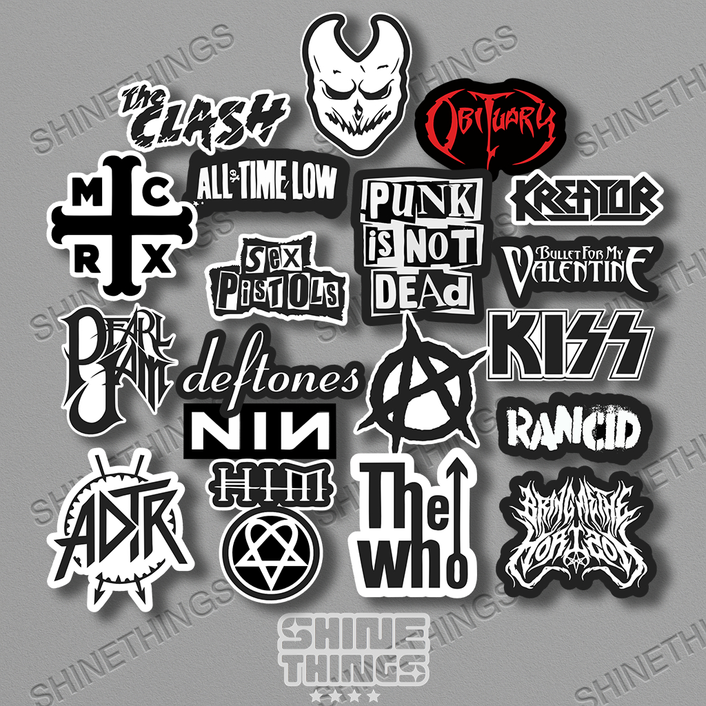 HP ADTR deftones metal band Sticker || BMTH sticker for laptop ...