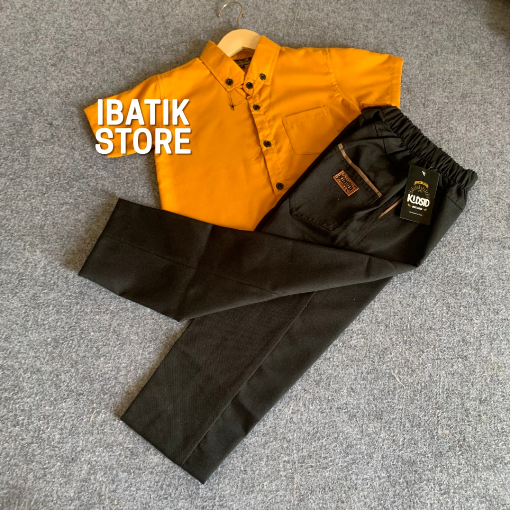 KATUN KEMEJA Children's Short Sleeve Shirt Set Ages 1-14 Years Imported ...