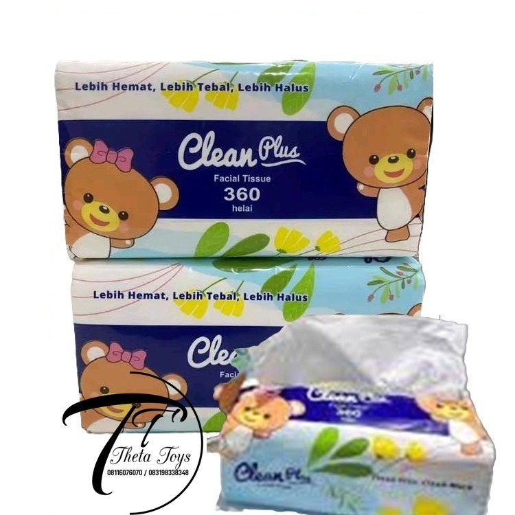 [10pcs] Clean Tissue plus 360 strands facial tissue multi-purpose ...