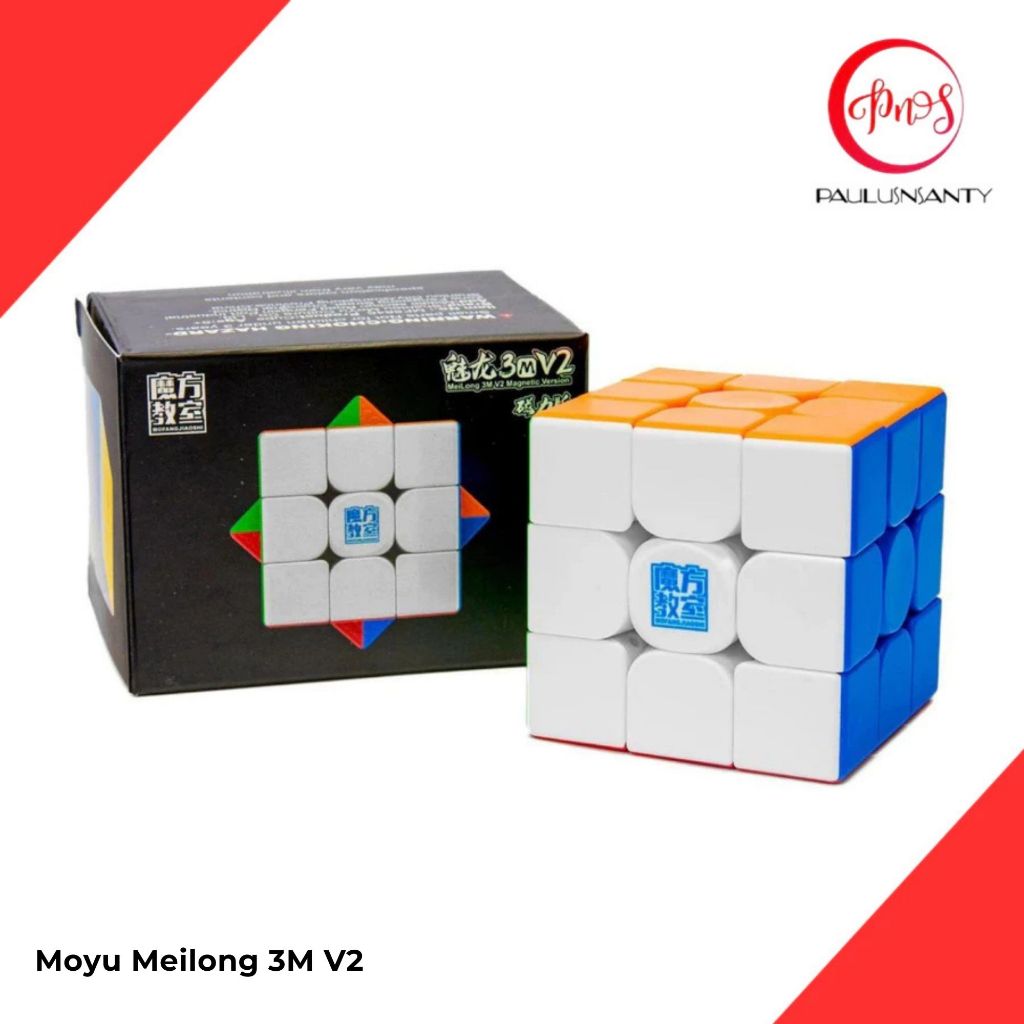 Cube Puzzle 3x3 Moyu Meilong 3M V2 Latest standard Moyu Meilong 3M 3 M ...