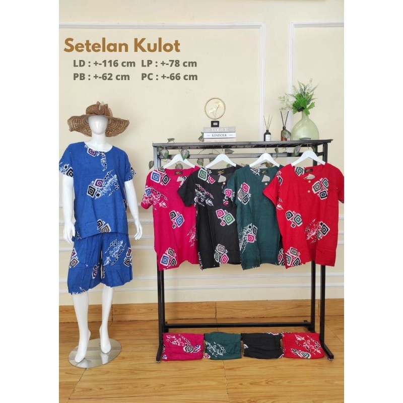 PREMIUM MARISA BATIK CULOT SET | Shopee Malaysia