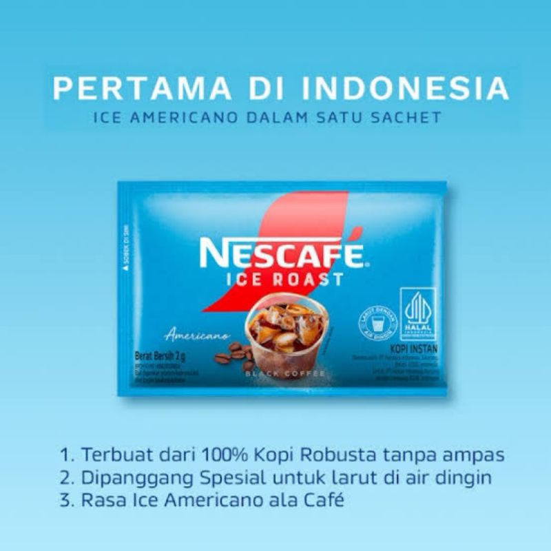 Nescafe ice roast americano sachet nescafe ice blue | Shopee Malaysia