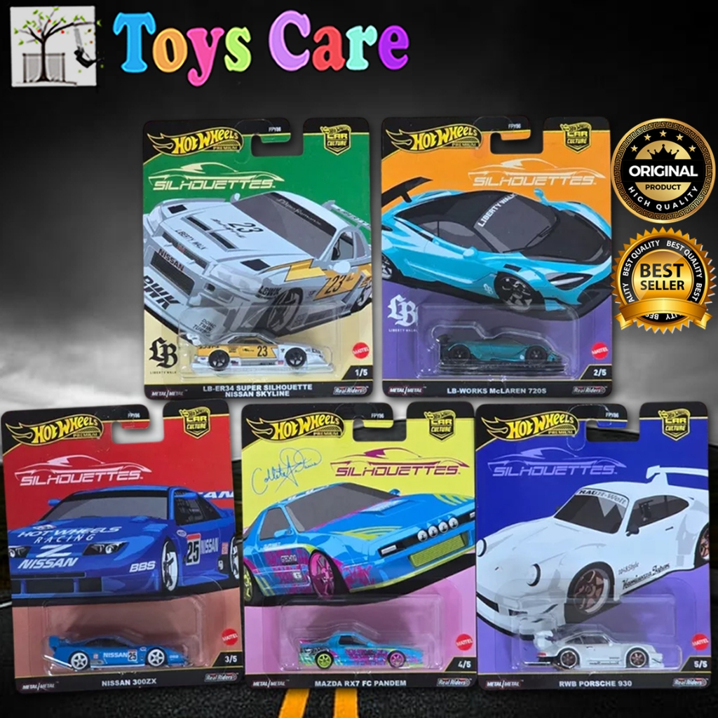 Hot Wheels Premium Silhouettes 2025 LB Super Nissan Skyline RWB Porsche ...
