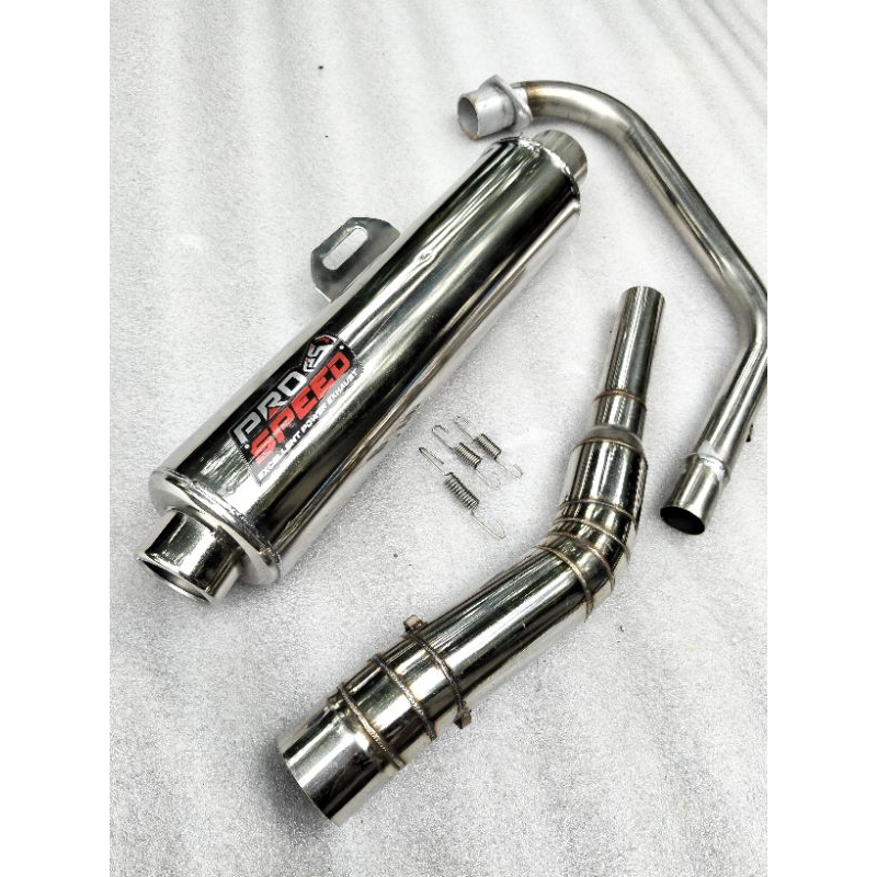 Open Exhaust 1set pipe TMX 155 Bajaj CT100/125 YTX Skygo RS Raider ...