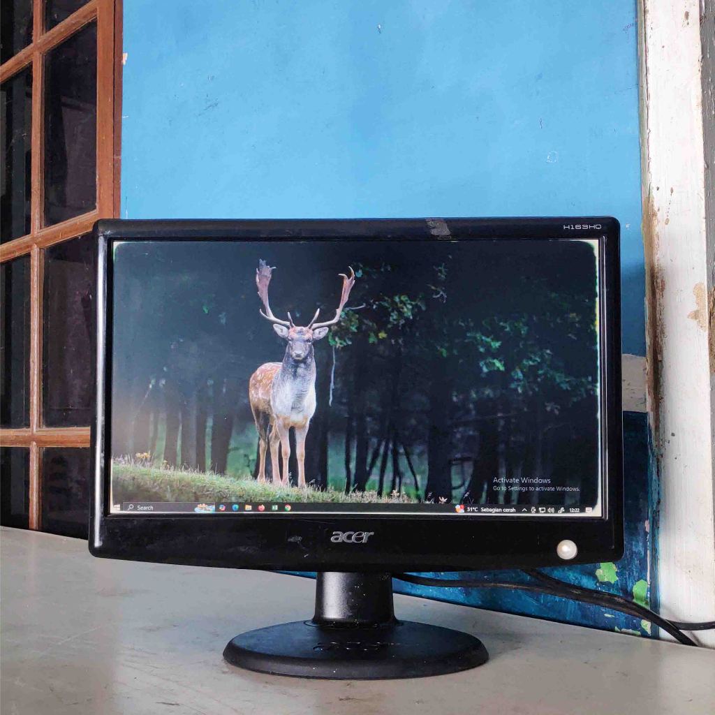 Acer H163HQ Lcd 16 Inch Wide Monitor Normal Condition | Shopee Malaysia