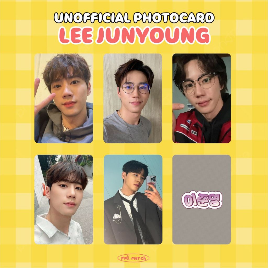 (GET 5 PCs) / LEE JUNYOUNG / PHOTOCARD UNOFFICIAL / KOREAN ACTOR | Shopee Malaysia