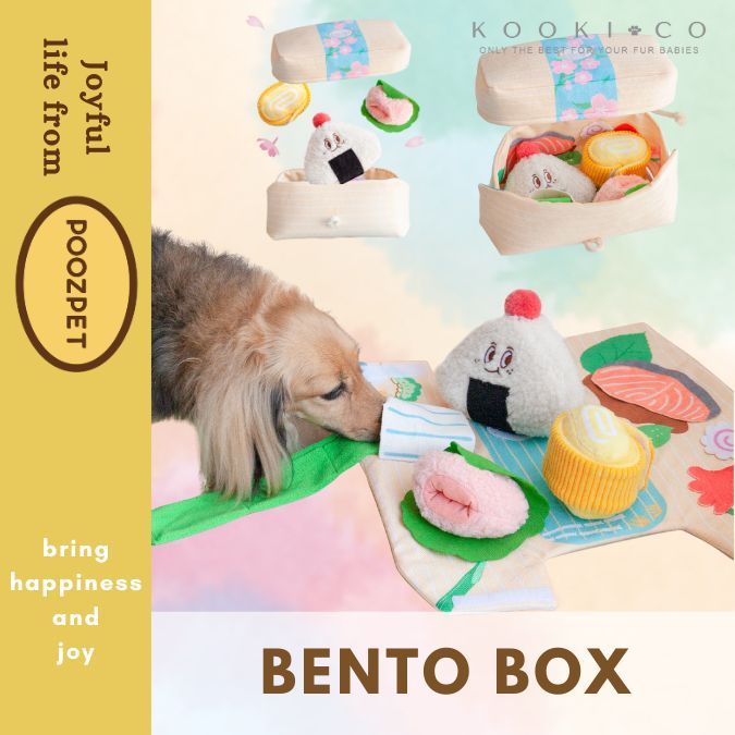 POOZPET - Bento Box Snuflle Toy / Dog Toy / Cat Toy / Snuffle Mat ...