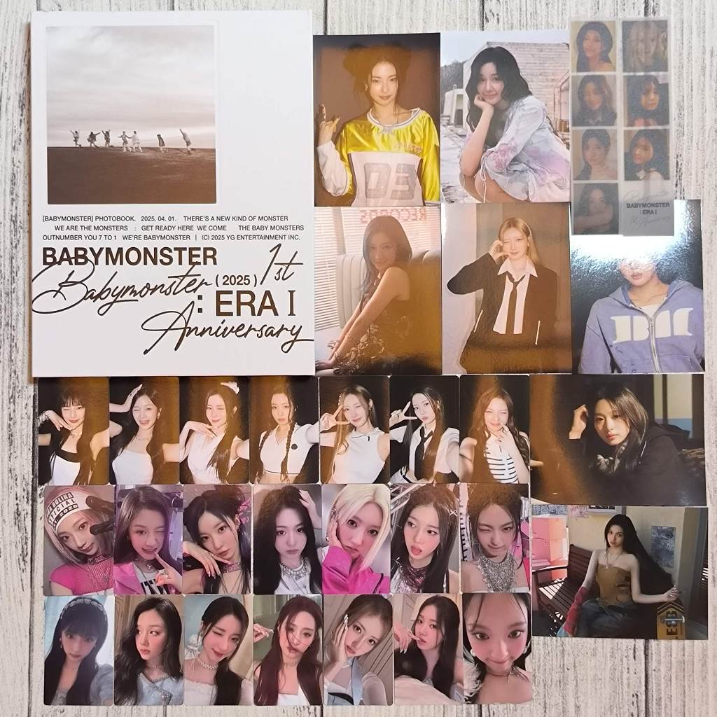 BABYMONSTER - BABYMONSTER : ERA I 1st ANNIVERSARY PHOTOBOOK SHARING PHOTOCARD | Shopee Malaysia