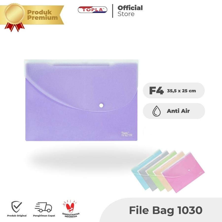 File Bag F4 Topla 1030 Pastel (Folder Folio Premium Aesthetic Front ...