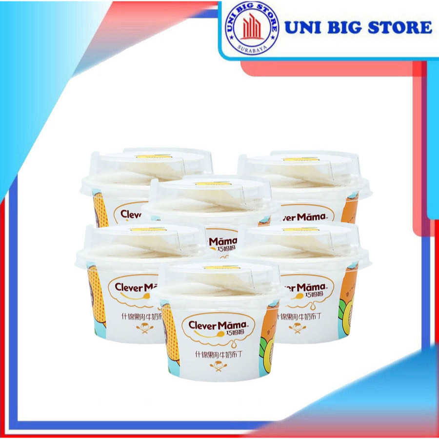 Clever Mama Assorted Fruit Milk Pudding Pack 85 gr x 6 pcs | Shopee ...