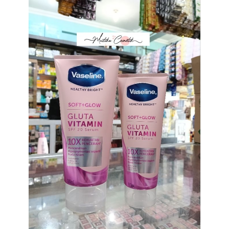 VASELINE GLUTA VITAMIN SOFT GLOW BODY SERUM 180ml 100ml | Shopee Malaysia
