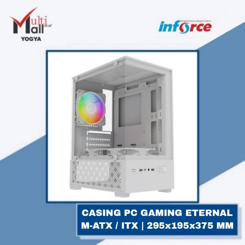 Inforce Eternal M-ATX Gaming PC Case - YANG | Shopee Malaysia