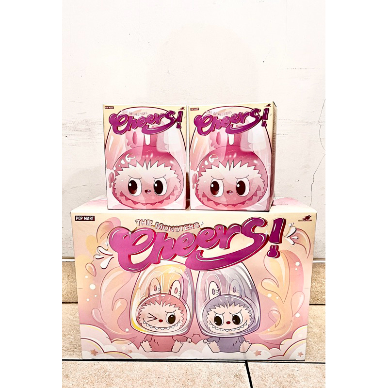 The Monsters Cheers glass ori Popmart Lisa Blackpink x Labubu | Shopee ...