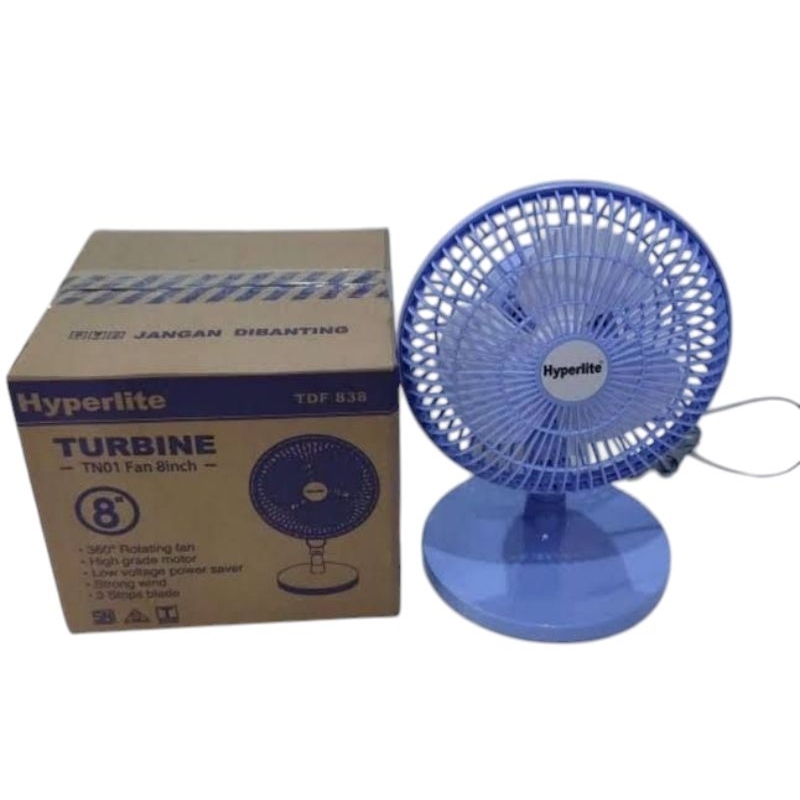 Hyperlite Turbine TDF 838 TN01/ Table Fan/ DeskFan 8 inch | Shopee Malaysia