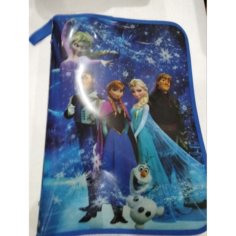FROZEN MOTIF ZIPPER MAP DOCUMENT MAP SCHOOL MAP LES | Shopee Malaysia