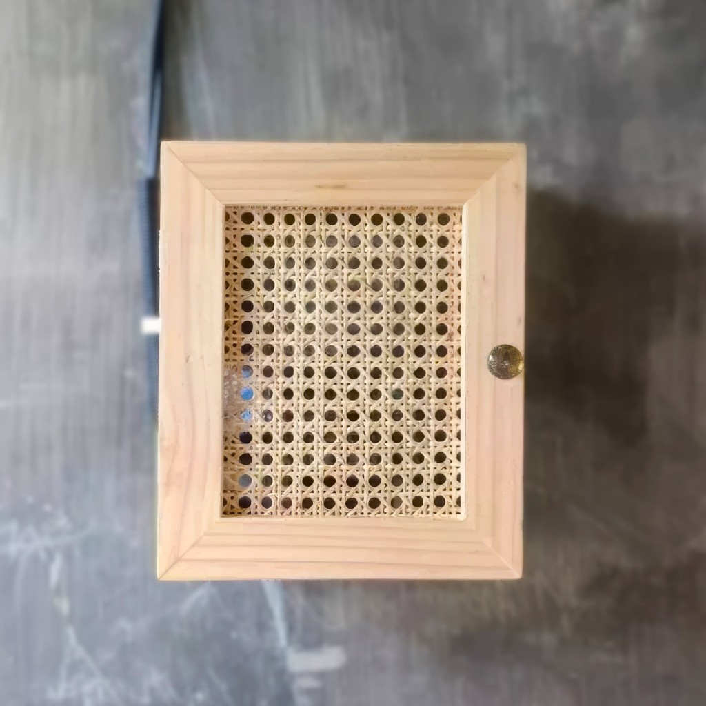 Aesthetic Rattan Wood PLN Token Electric Meter Box - Prepaid KWH Cover ...