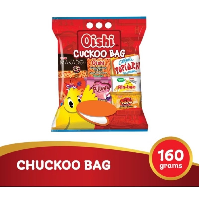 Oishi Cuckoo Bag Gift Pack contains 14 mini Oishi Snacks | Shopee Malaysia