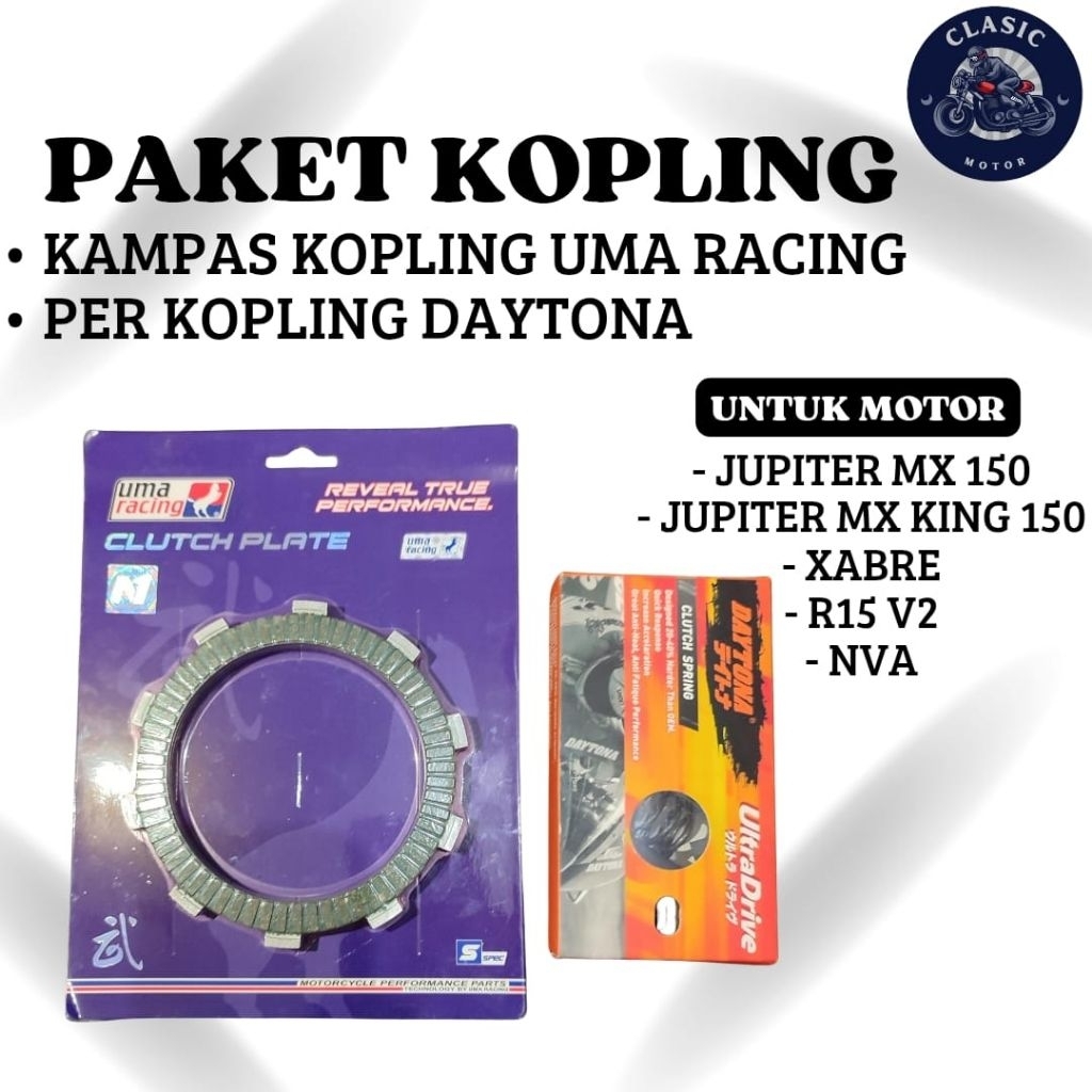 JUPITER MX KING / XABRE / R15 / V2 / NVA CLUTCH UMA RACING AND DAYTONA ...