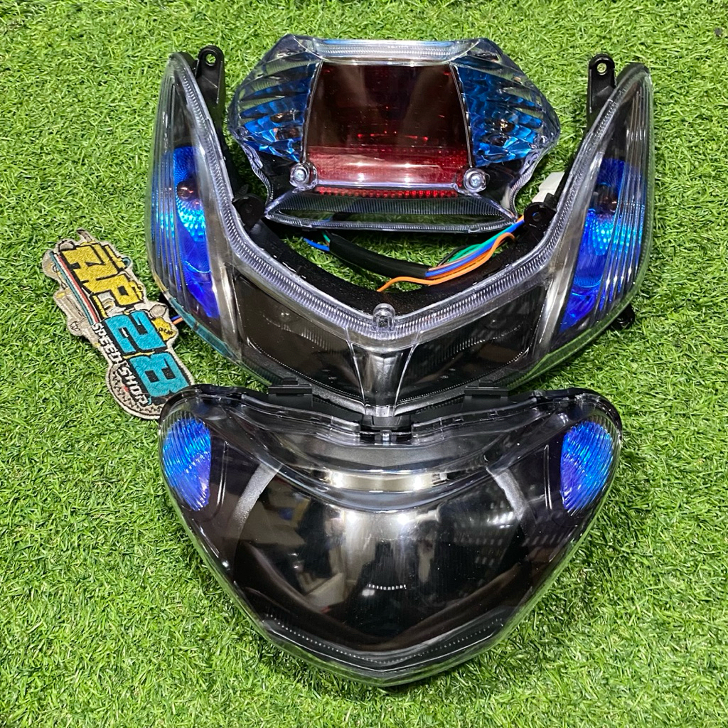 FRONT LIGHTS - SEIN LIGHTS - MOTORCYCLE STOP LIGHTS (MIO SMILE) CUSTOM ...