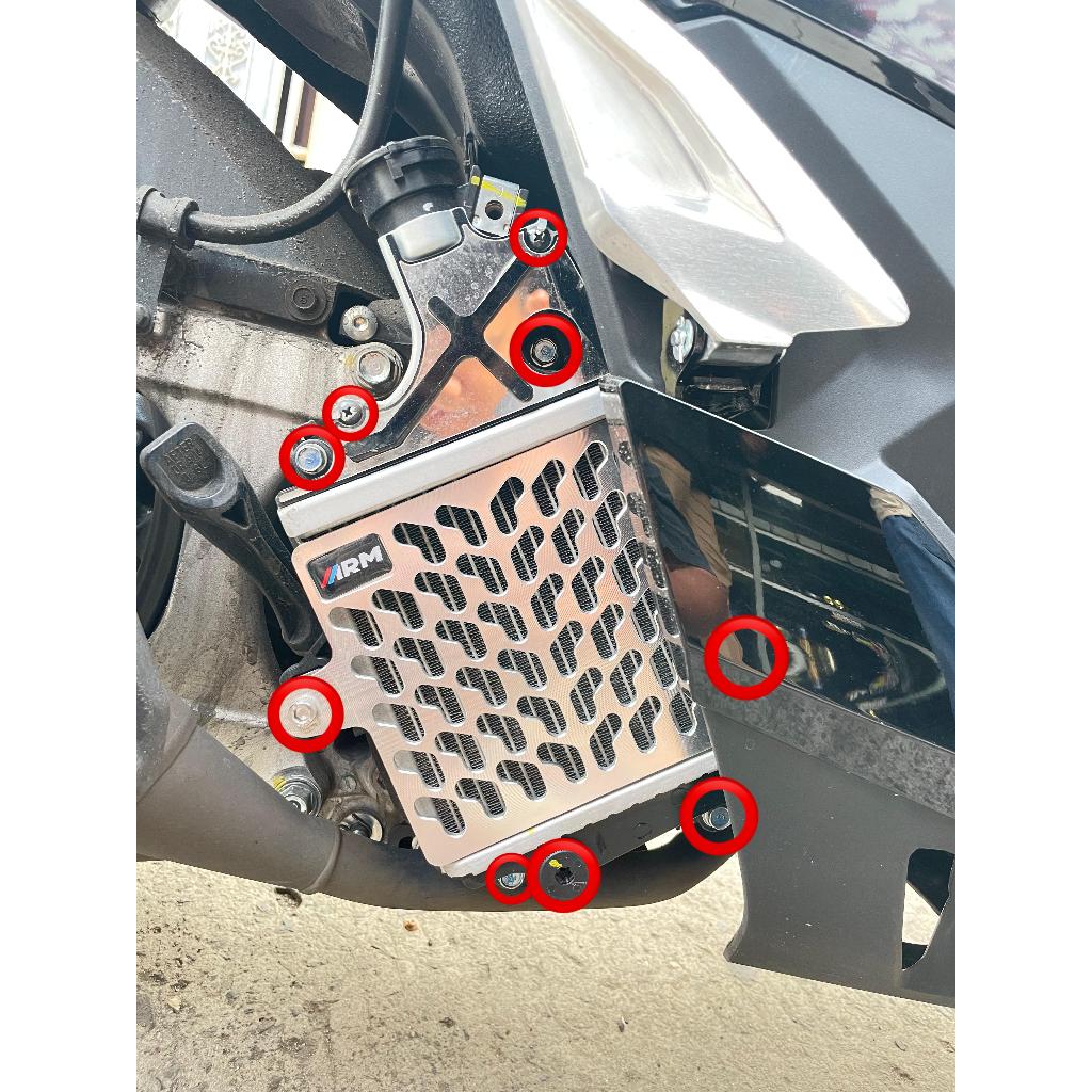 LOKAL BOLT 1 SET RADIATOR (9 BOLT) PCX 160 STULO ADV VARIO 160 150 ...