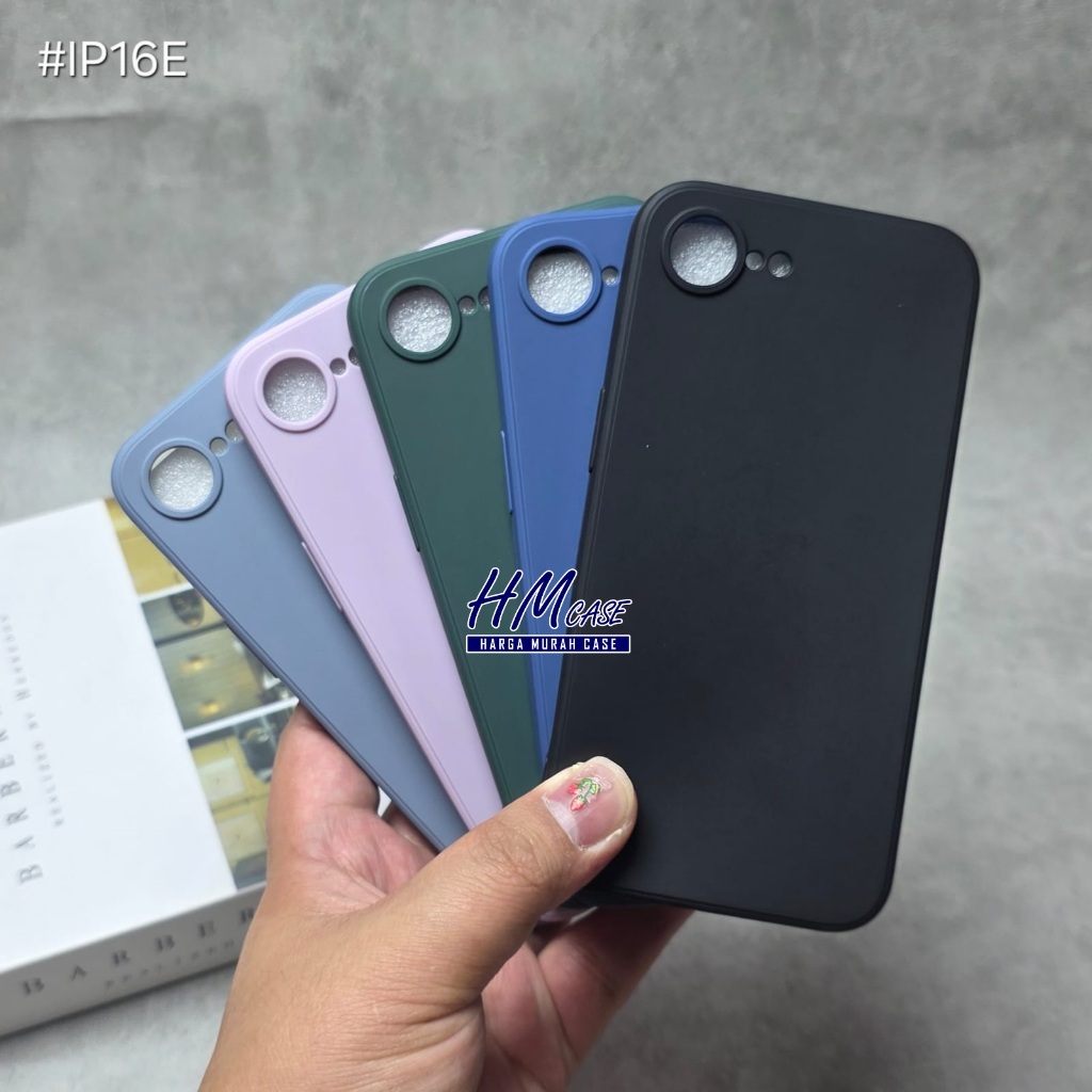 Iphone 16E Square edge soft Case / Macaron Square edge Iphone 16E ...