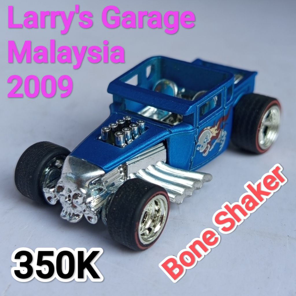 Hot Wheels Larry Garage Bone Shaker | Shopee Malaysia