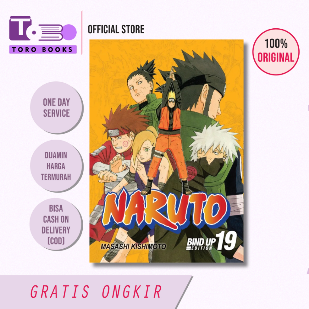 Naruto Bind Up Edition 19 - Masashi Kishimoto | Shopee Malaysia