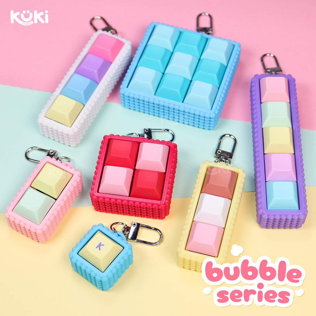 Bubble Series | Unique Keychain Keyboard | Fidget Keyboard | Custom ...
