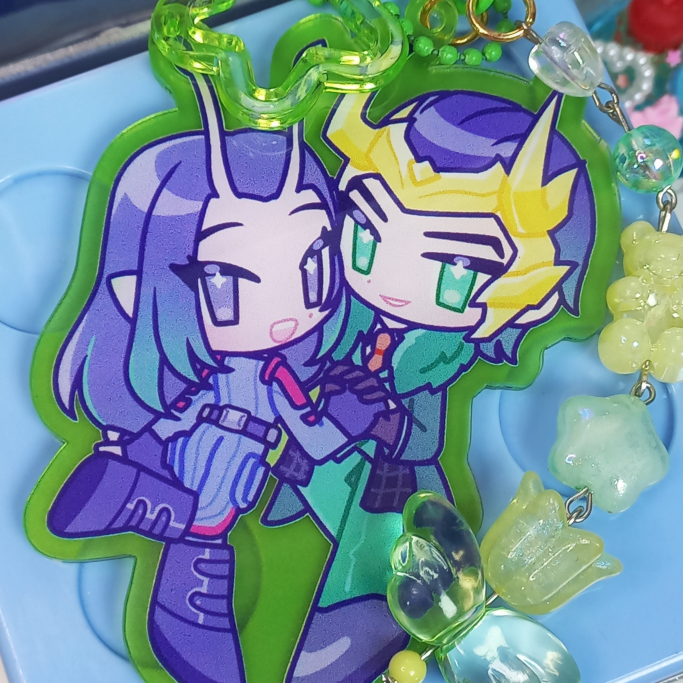 [ MARVEL RIVALS ] Loki & Mantis Lotis Keychains | Shopee Malaysia