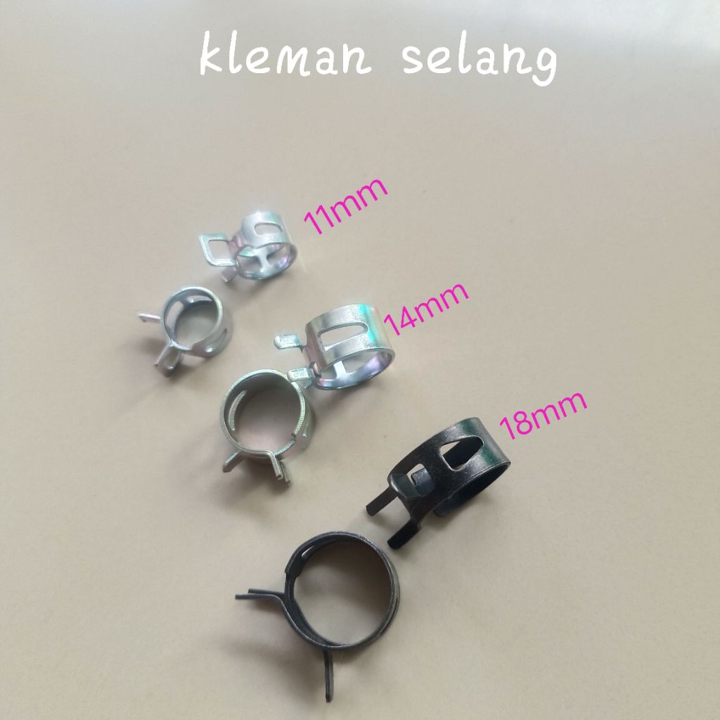 HOSE CLAMPS INNER DIAMETER 11,14 AND 18MM | Shopee Malaysia