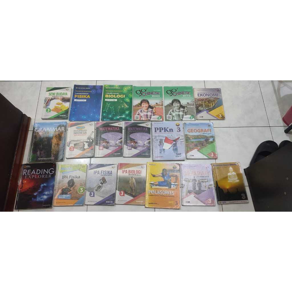 Textbook 1 Set Sutomo 1 Class 9 SMP 3 (IPA physics history ips ...