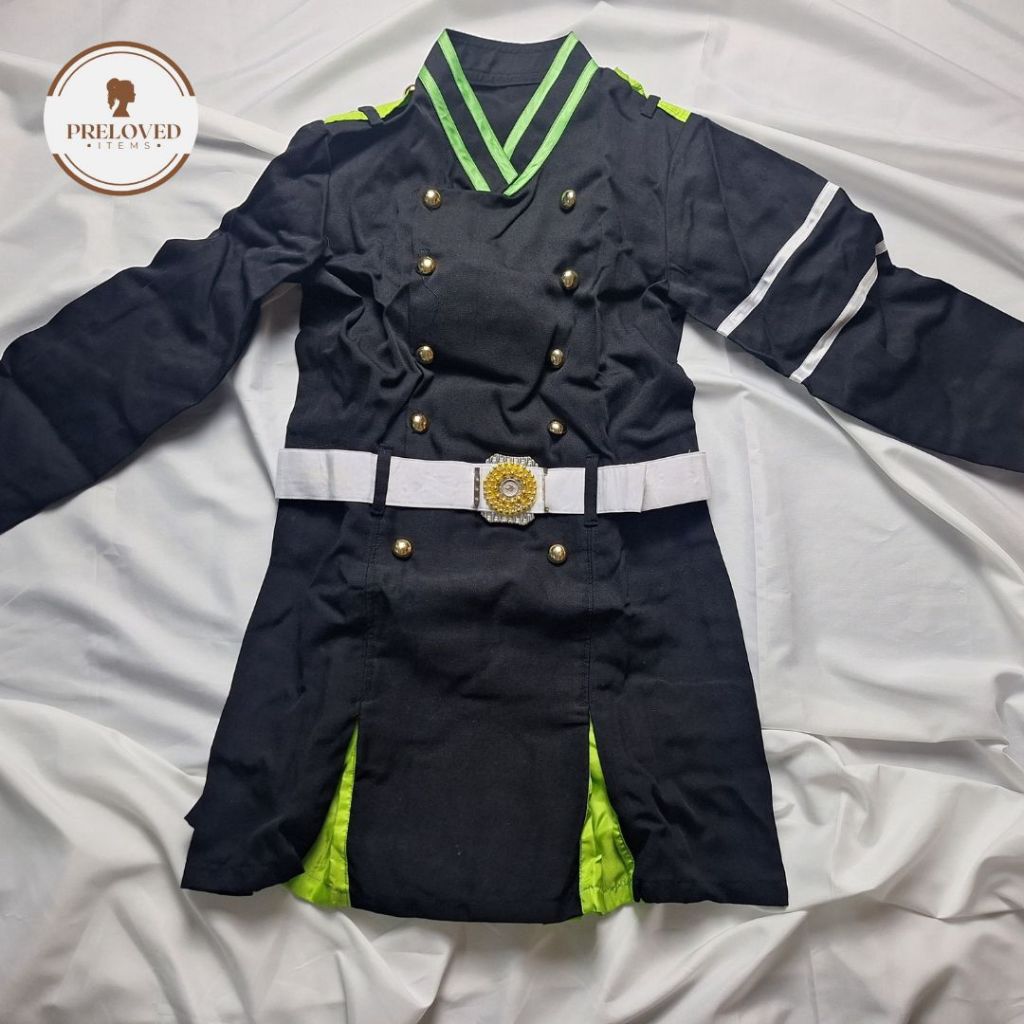 Owari no Seraph Shinoa Hiragi Anime Cosplay Dress (Exclude Ribbon & Wig ...