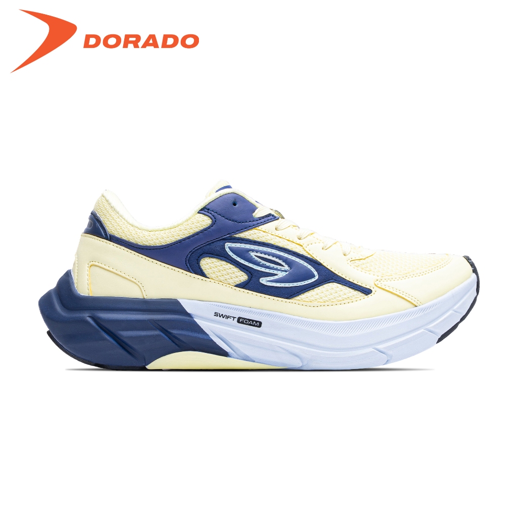 910 Nineten FUUTO HERITAGE LS Sportstyle Shoes - Yellow/Navy/Light Grey ...