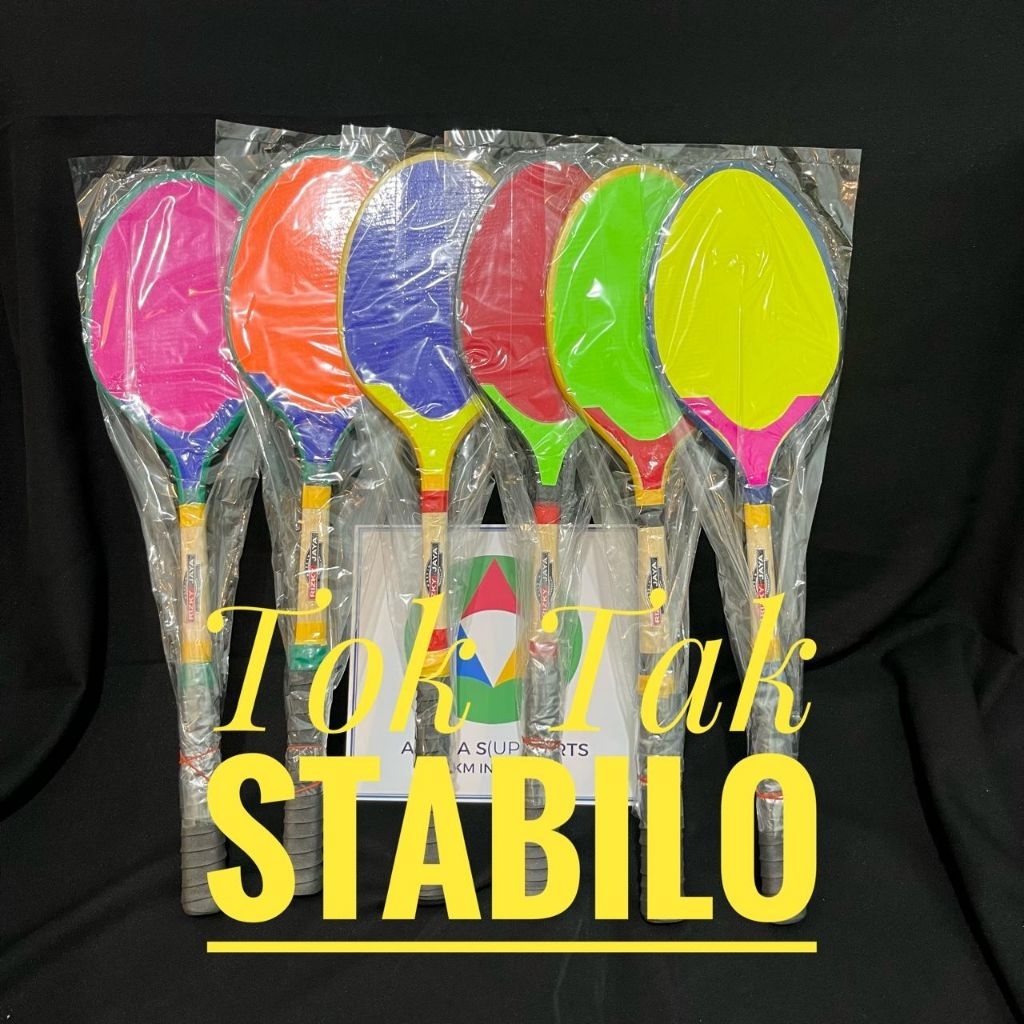 Tok Tak Wood Bamboo Metal Racket for Children and Adults Badminton Good ...