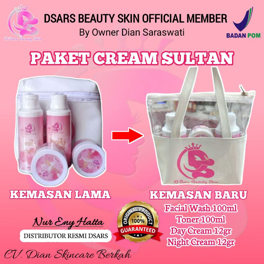 Ready Skincare Dsars | Sultan Dsars Cream | Dsars Skincare (Cream Dsars ...