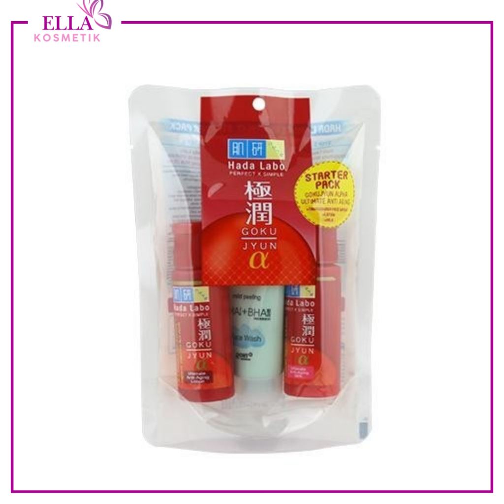 MERAH Hada Labo Starter Pack Gokujyun (Red) | Shopee Malaysia