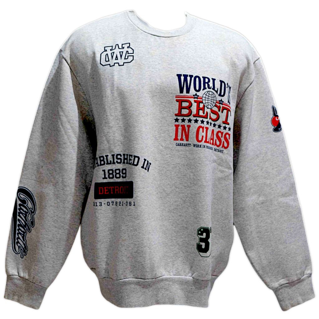 (SECOND) CREWNECK MULTI WORLD SWEAT ORI FROM JAPAN | Shopee Malaysia