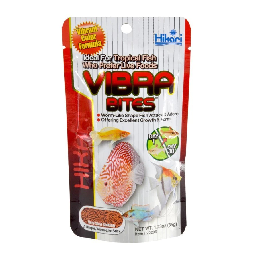 Hikari Vibra bites 35gr discus fish food, man fish, tetra | Shopee Malaysia